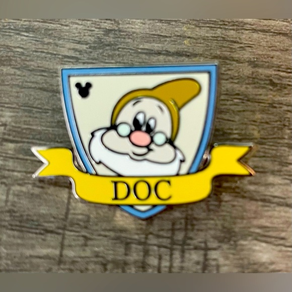 Disney | Accessories | Disney Doc Hidden Mickey Pin From Seven Dwarfs ...